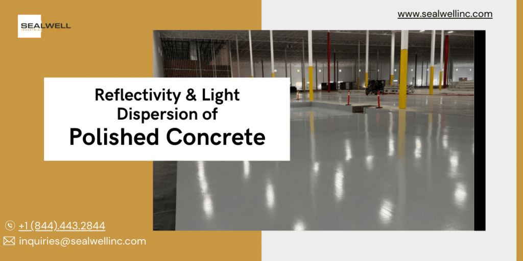 Polished Concrete Flooring: Light & Reflectivity Quality Check